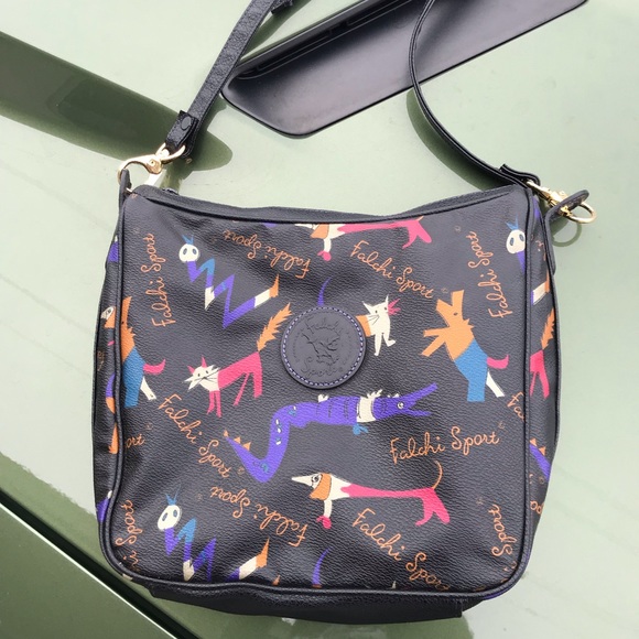 Carlos Falchi | Bags | Vintage 8s Falchi Sports Animal Crossbody Bag ...